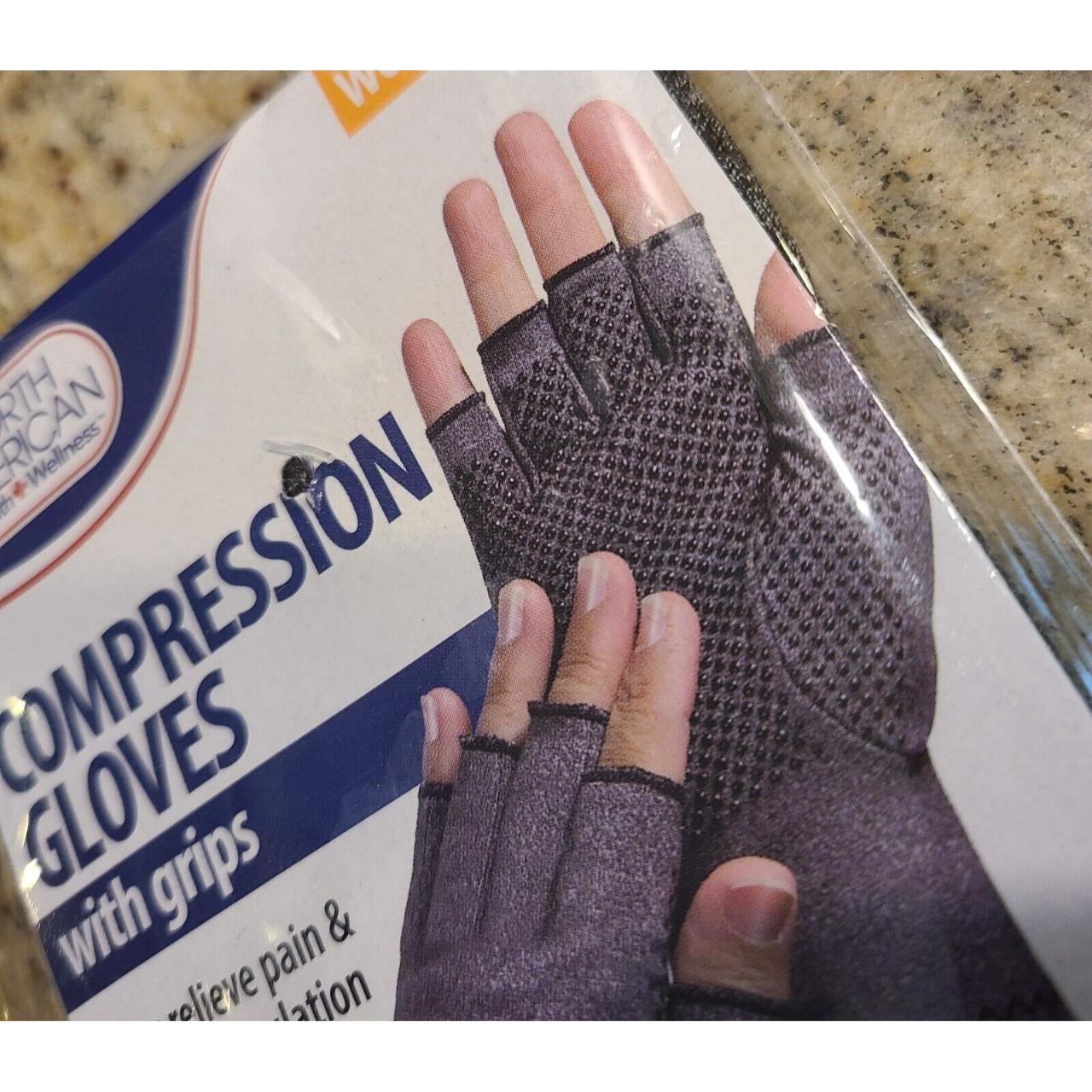 Light Compression Gloves with Grippers Jobar North... - Depop