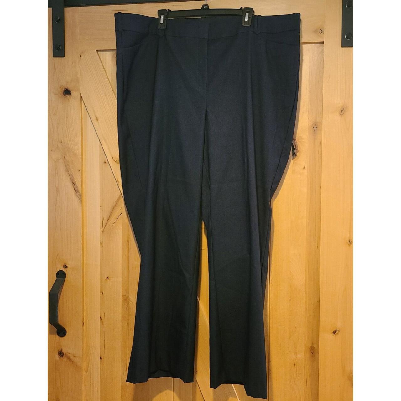 New! Lane Bryant Boot Plus Size 26W Navy Blue Pant... - Depop