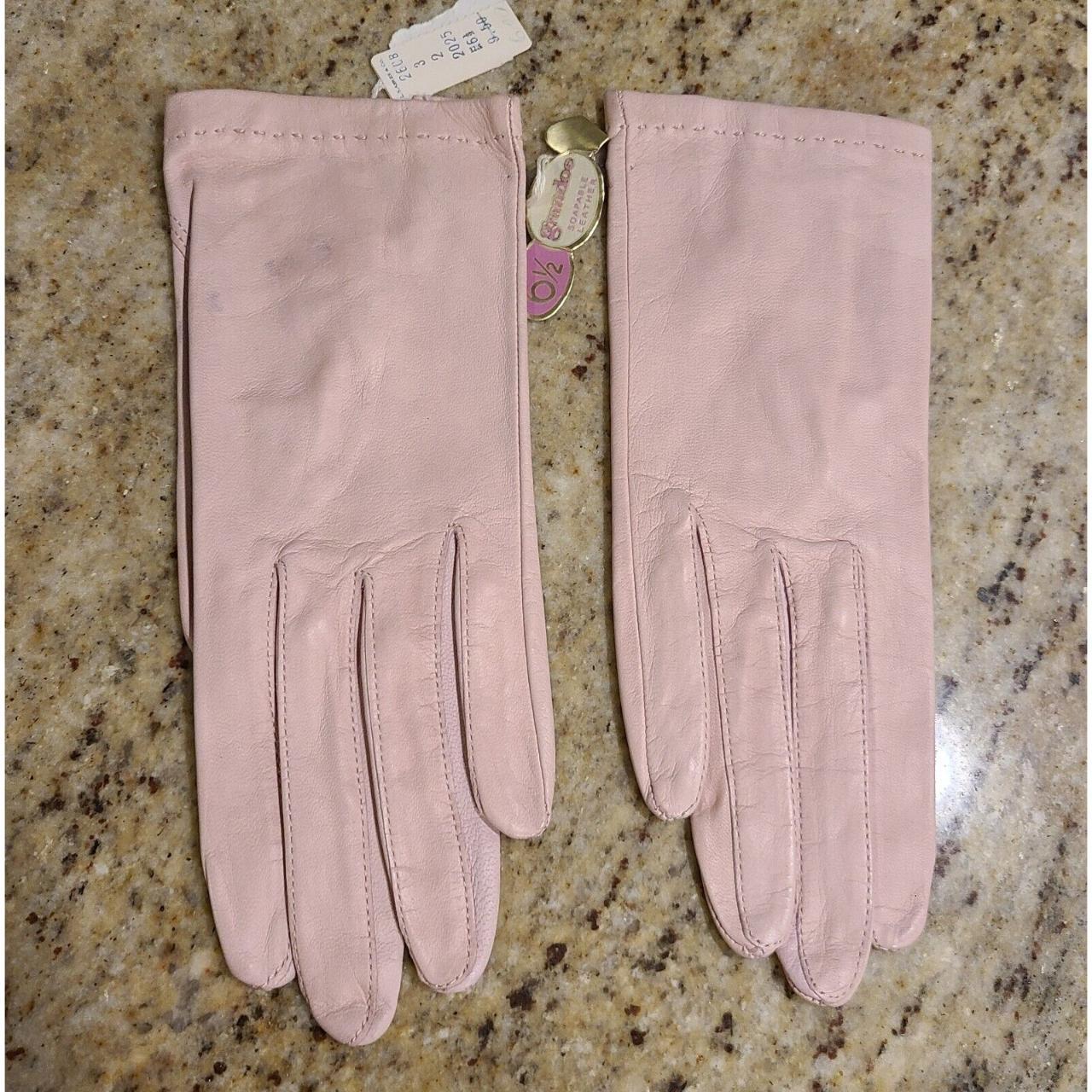 New! Vintage Size S 6.5 Pink Leather 8" Formal... - Depop