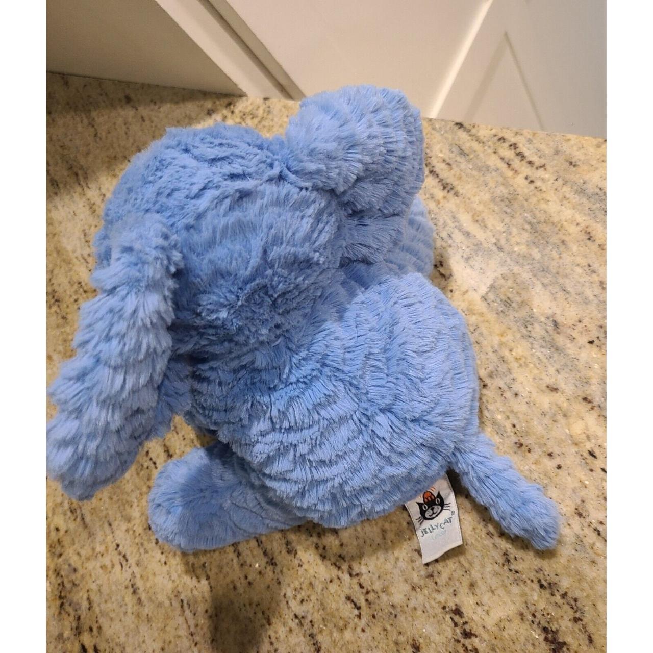 Jellycat Fuddlewuddle Elephant Blue Plush Toy 9”... - Depop