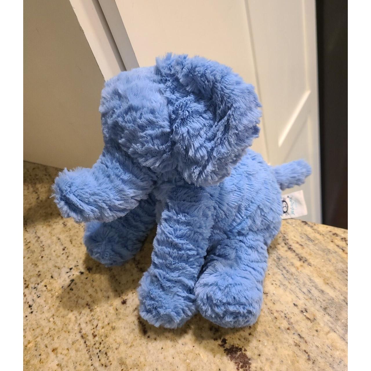 Jellycat Fuddlewuddle Elephant Blue Plush Toy 9”... - Depop