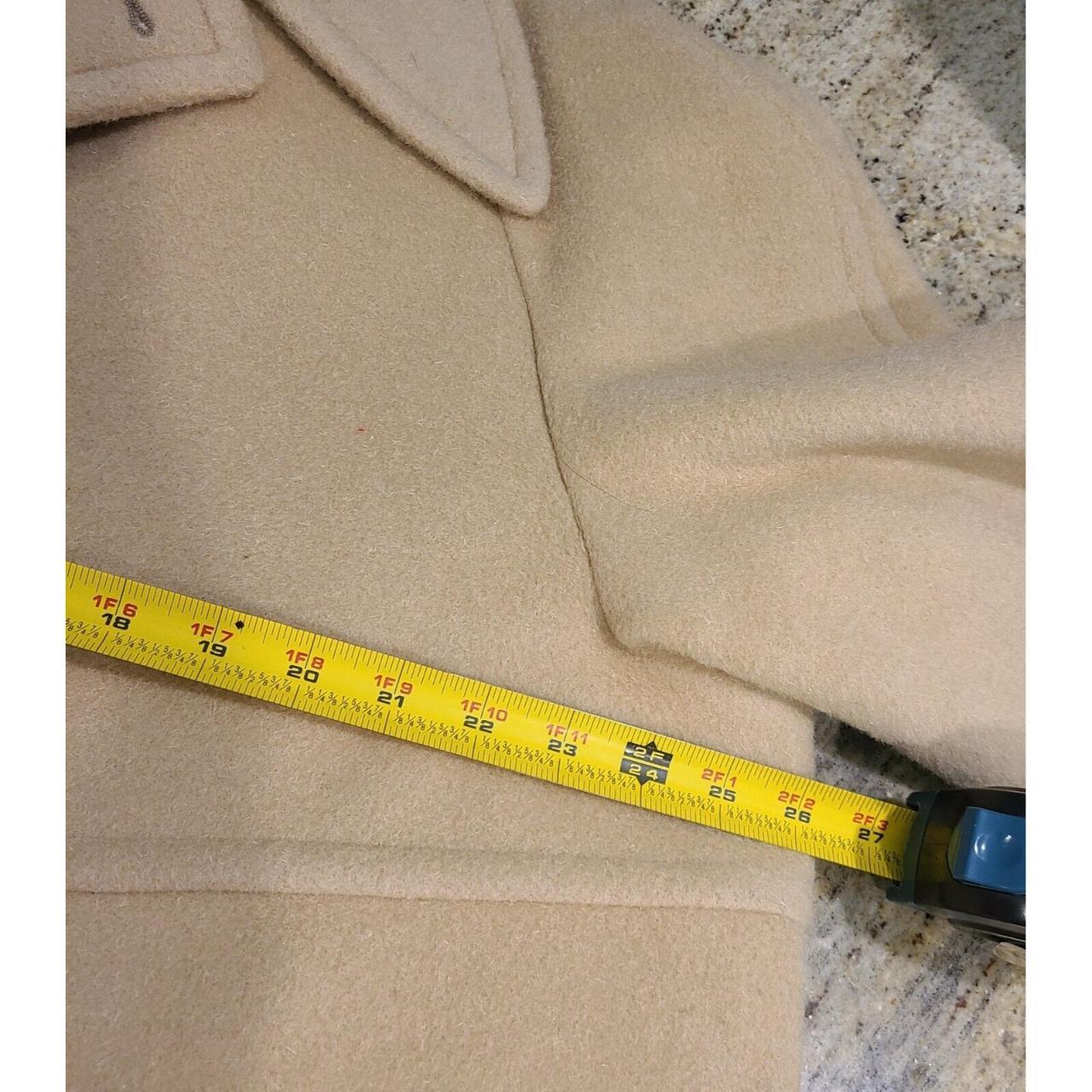 Pendleton Mens Size L Overcoat Tan Wool Quilted... - Depop