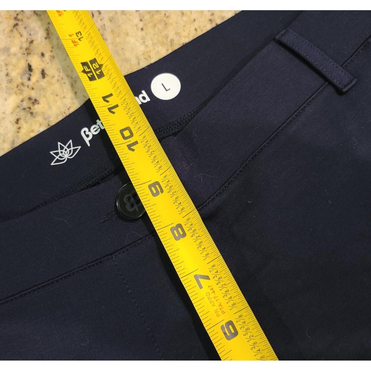 Betabrand Straight Leg Classic Yoga Dress Pants Navy... - Depop