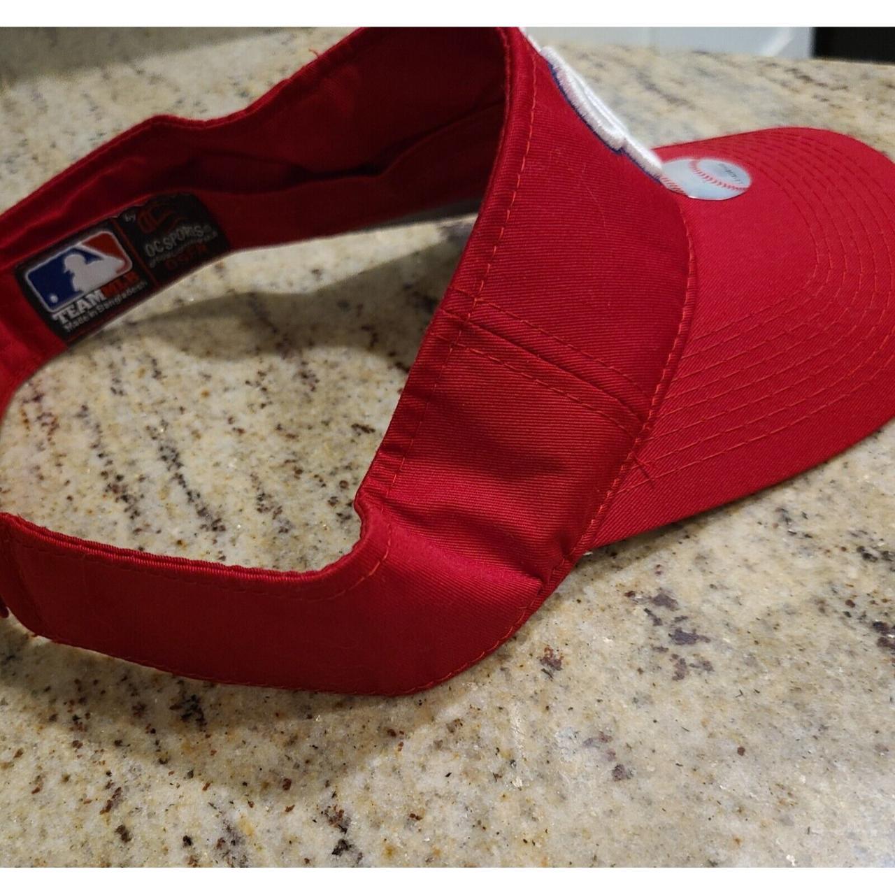 WASHINGTON Nationals MLB Red Visor Hat - Adjustable... - Depop