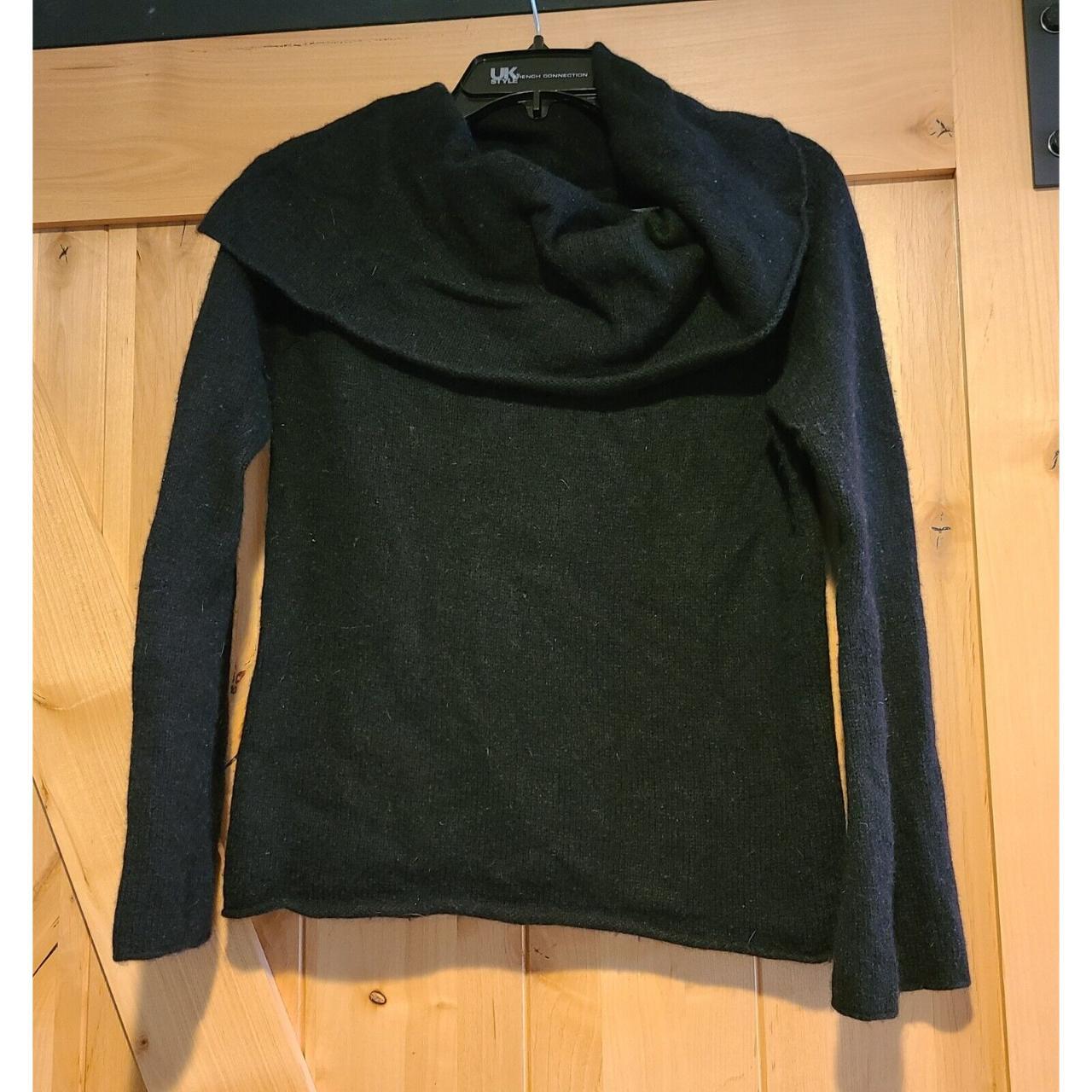 Eight Eight Eight Sweater Womens Size M Black Cowl... | Depop