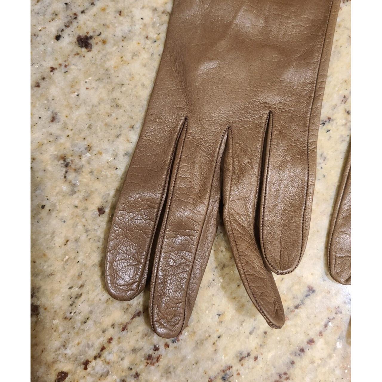 New! Vintage Size S 7 Brown Soft Leather Formal 11"... - Depop