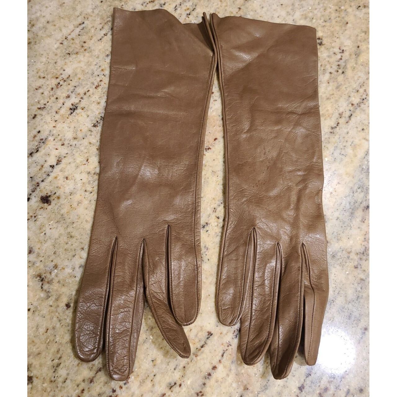 New! Vintage Size S 7 Brown Soft Leather Formal 11"... - Depop