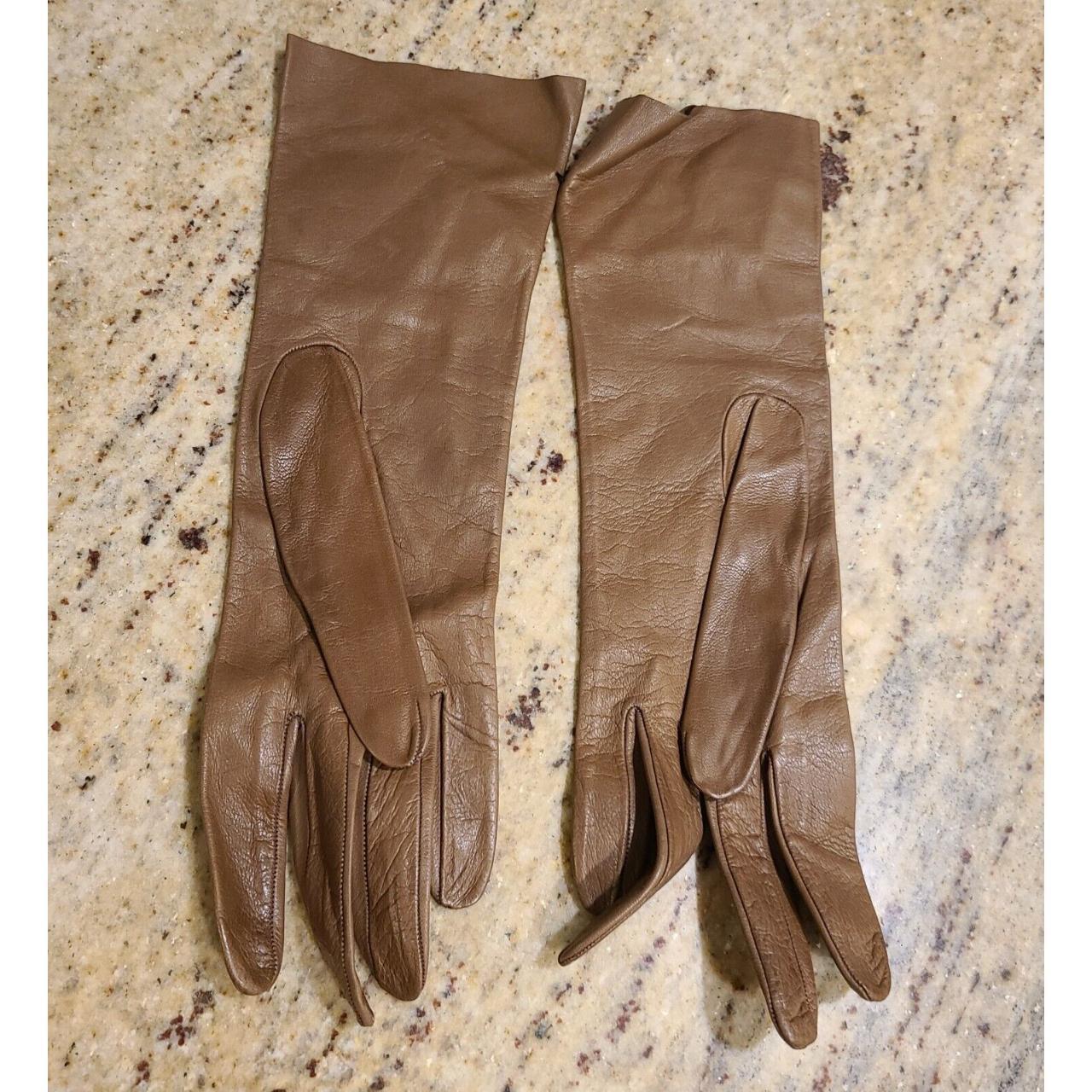 New! Vintage Size S 7 Brown Soft Leather Formal 11"... - Depop