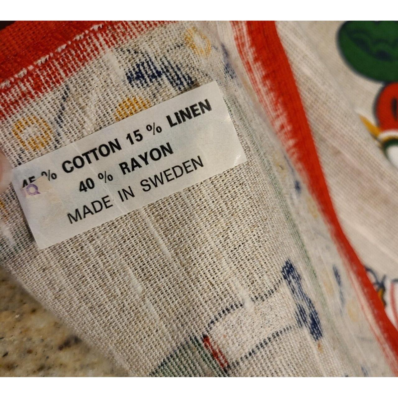 New? Vtg Linen Dutch Table Runner Dresser Scarf... - Depop