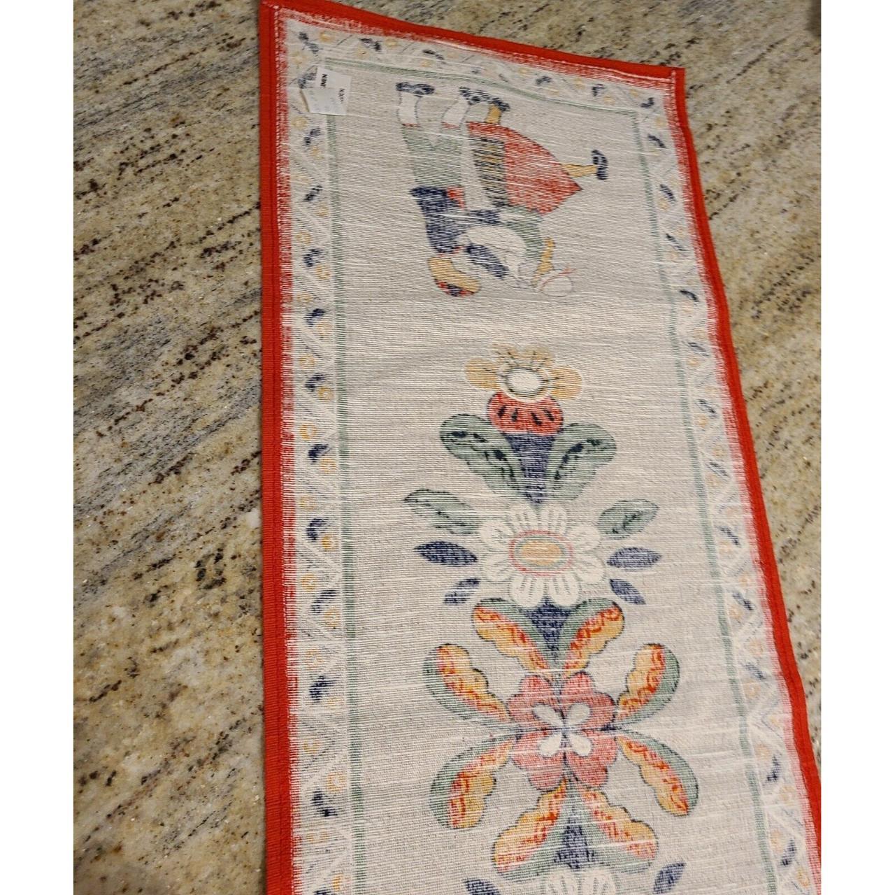 New? Vtg Linen Dutch Table Runner Dresser Scarf... - Depop