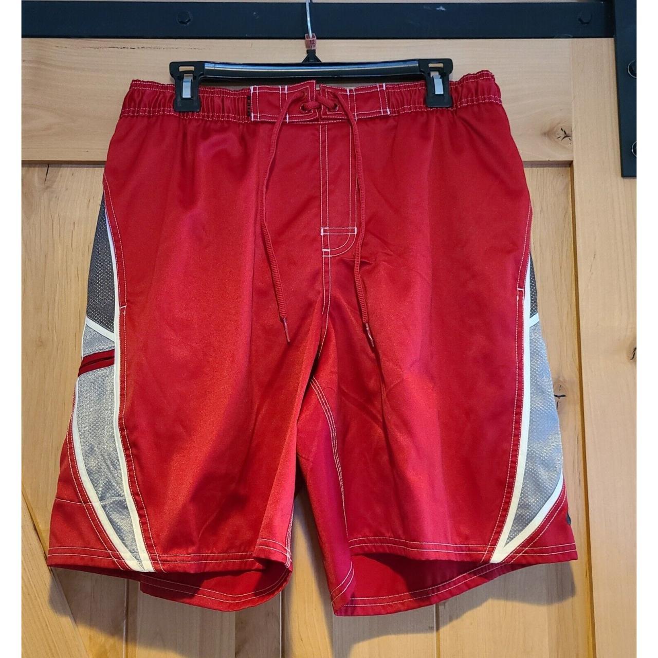 Nike Board Shorts Mesh Lined Swim Trunks Zip Outside... | Depop