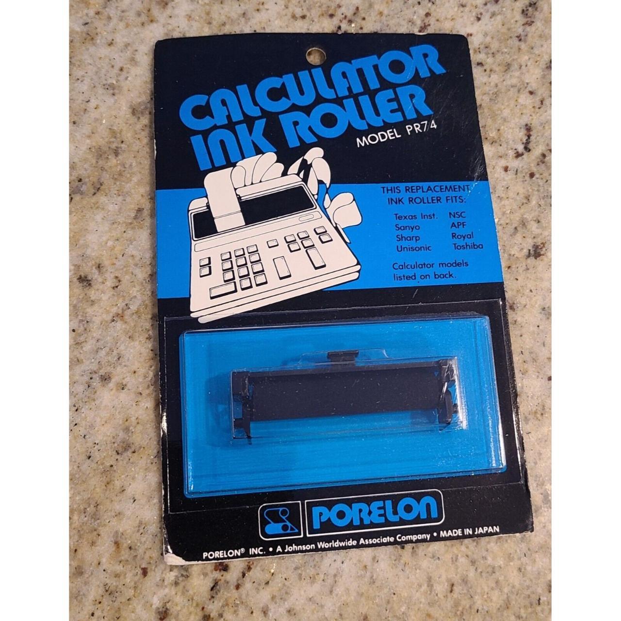 New! Porelon Calculator Ink Roller Model PR-74 Black... | Depop