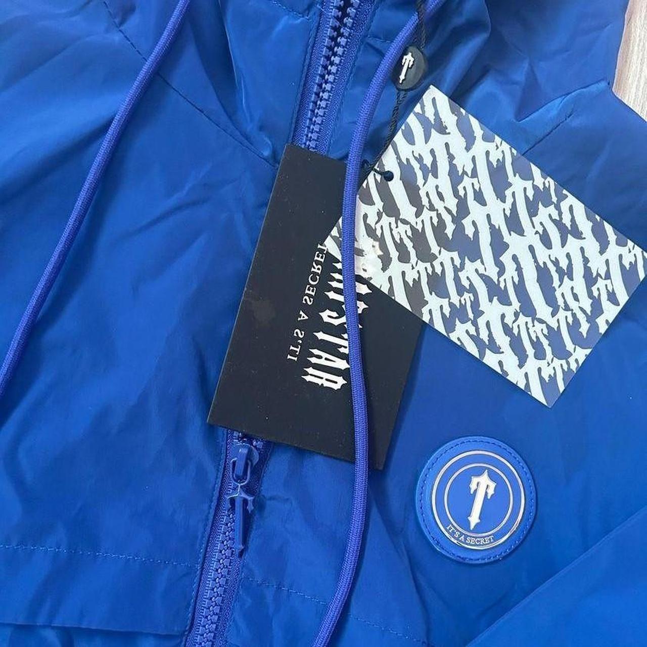 Trapstar windbreaker jacket Dark Blue Authentic... - Depop