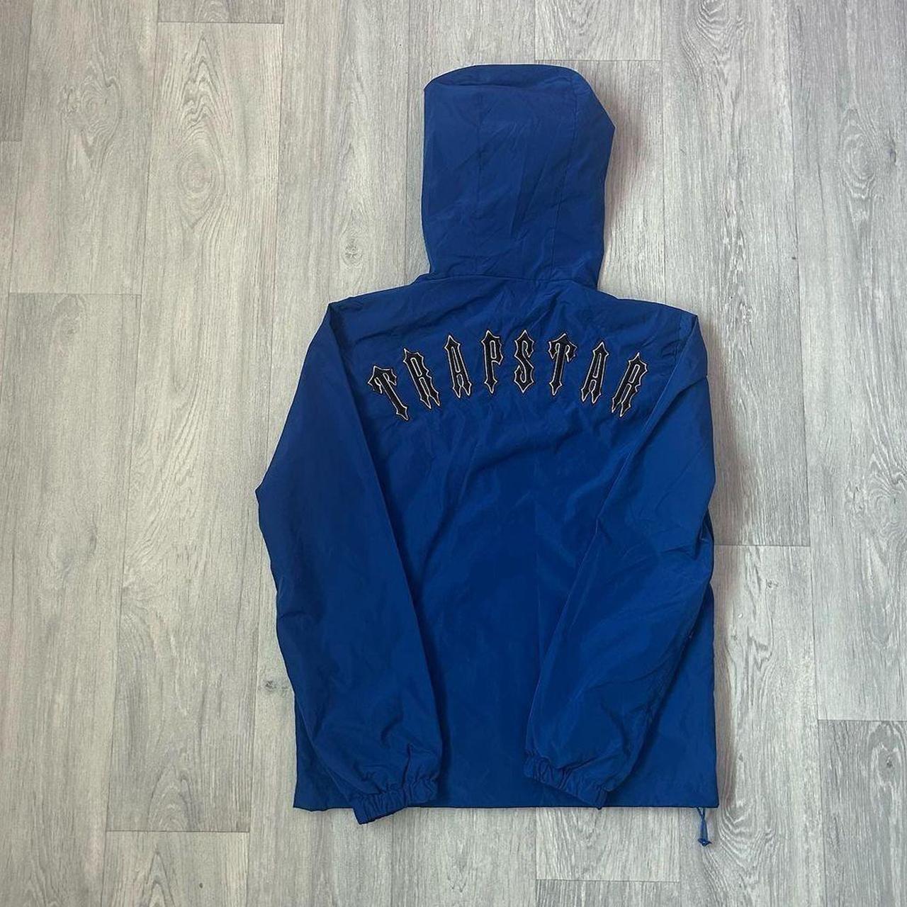 Trapstar windbreaker jacket Dark Blue Authentic... - Depop