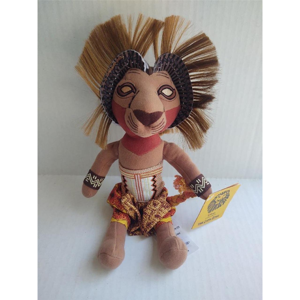 The Disney Store The Lion King Simba Bean Bag 8 inch... - Depop