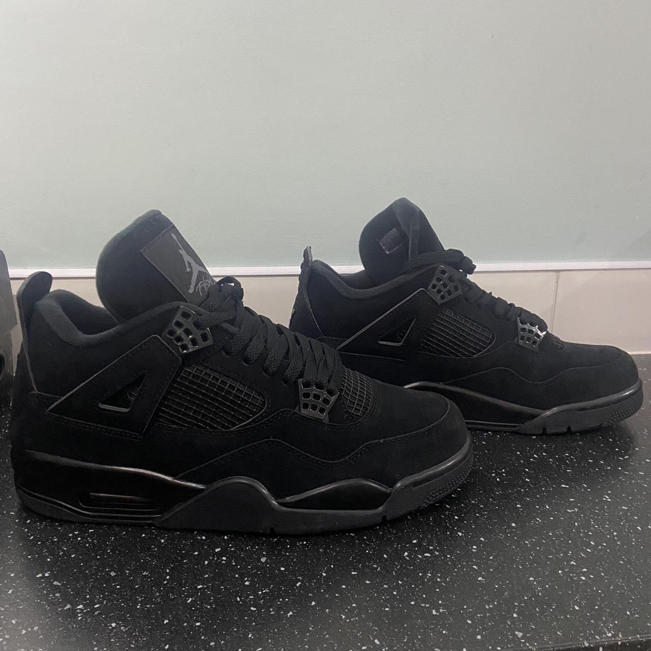 Jordan 4 Black cats UK size 10 Never worn before... | Depop
