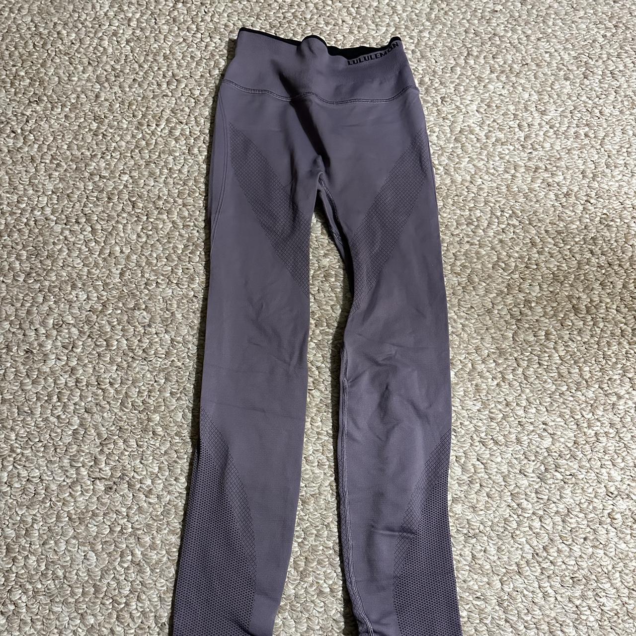 Lululemon Iconic Sweat Tight Graphite Purple... - Depop
