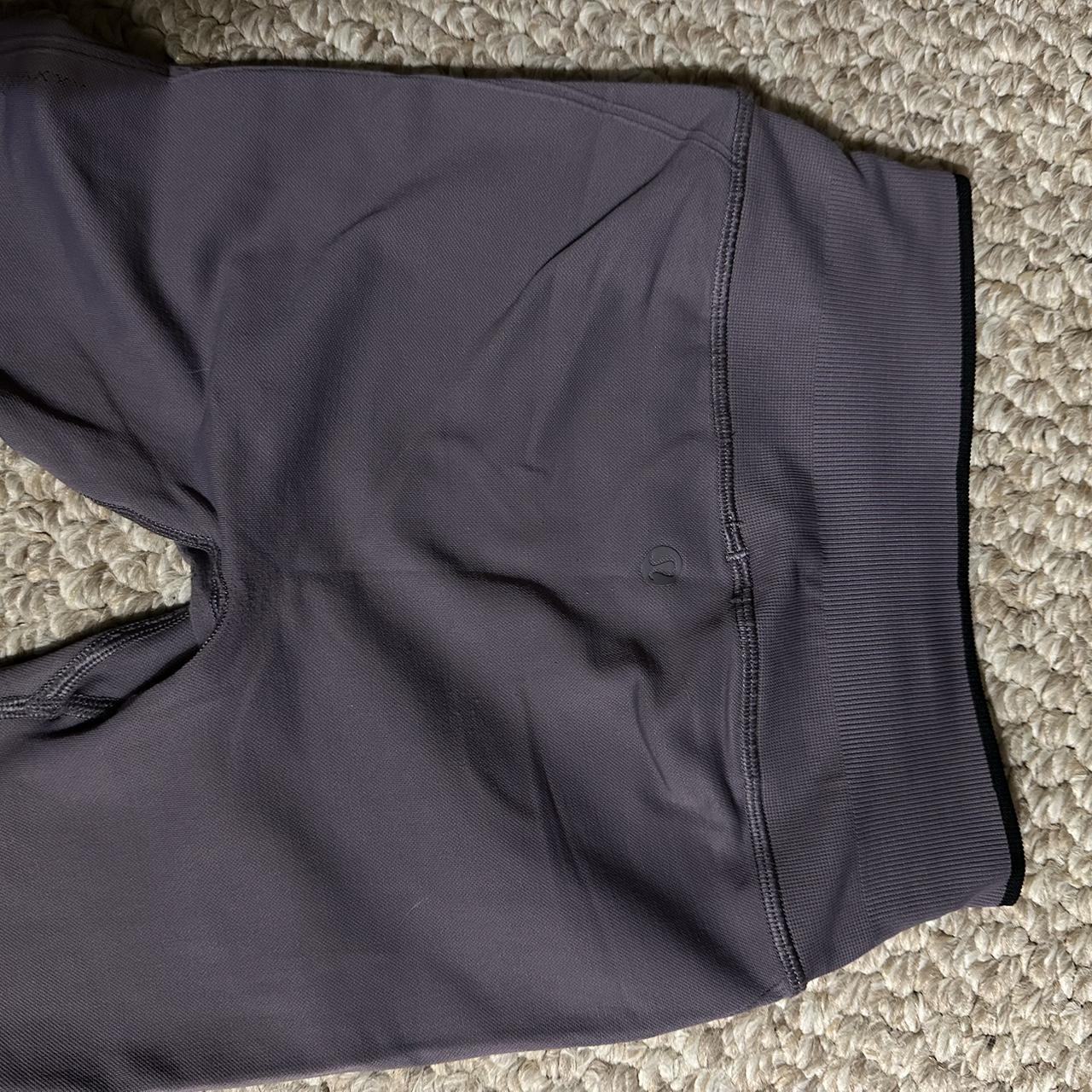 Lululemon Iconic Sweat Tight Graphite Purple... - Depop