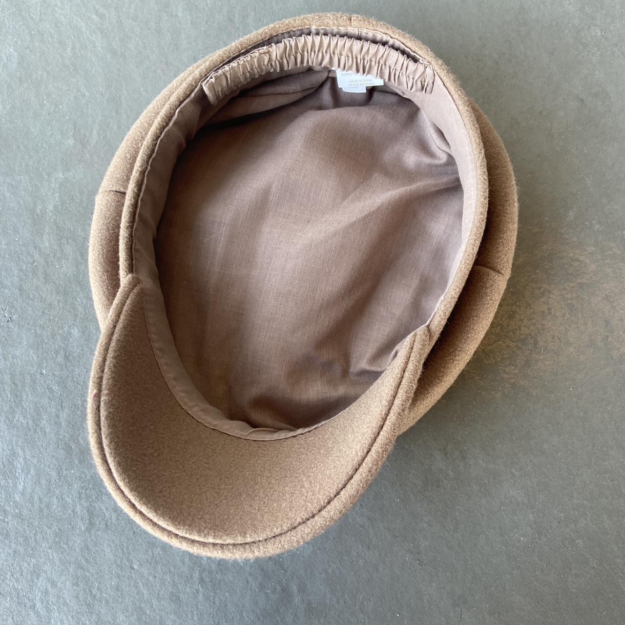 Brown Cap Hat - Depop