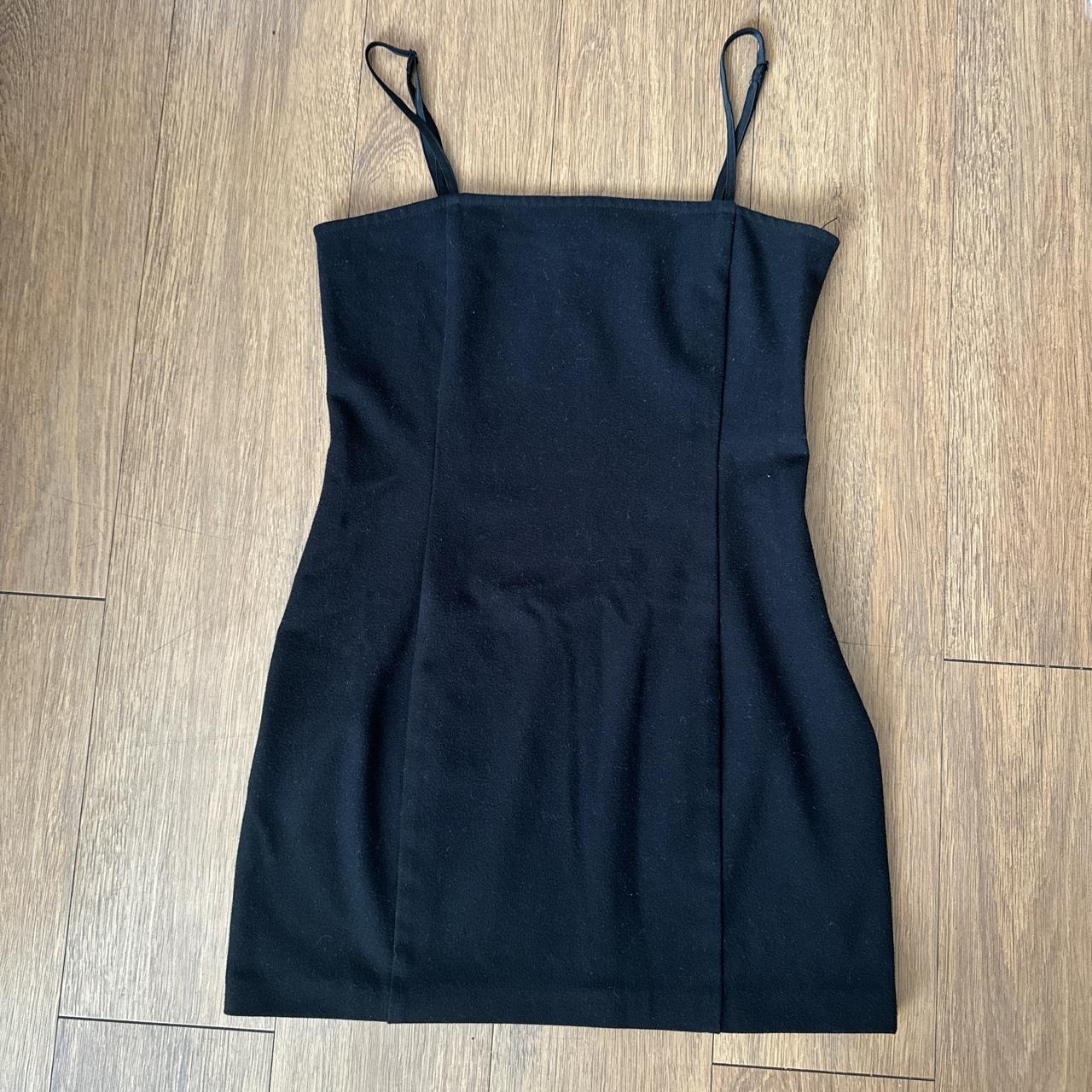 Callipygian black mini dress LBD Size 4 - Depop