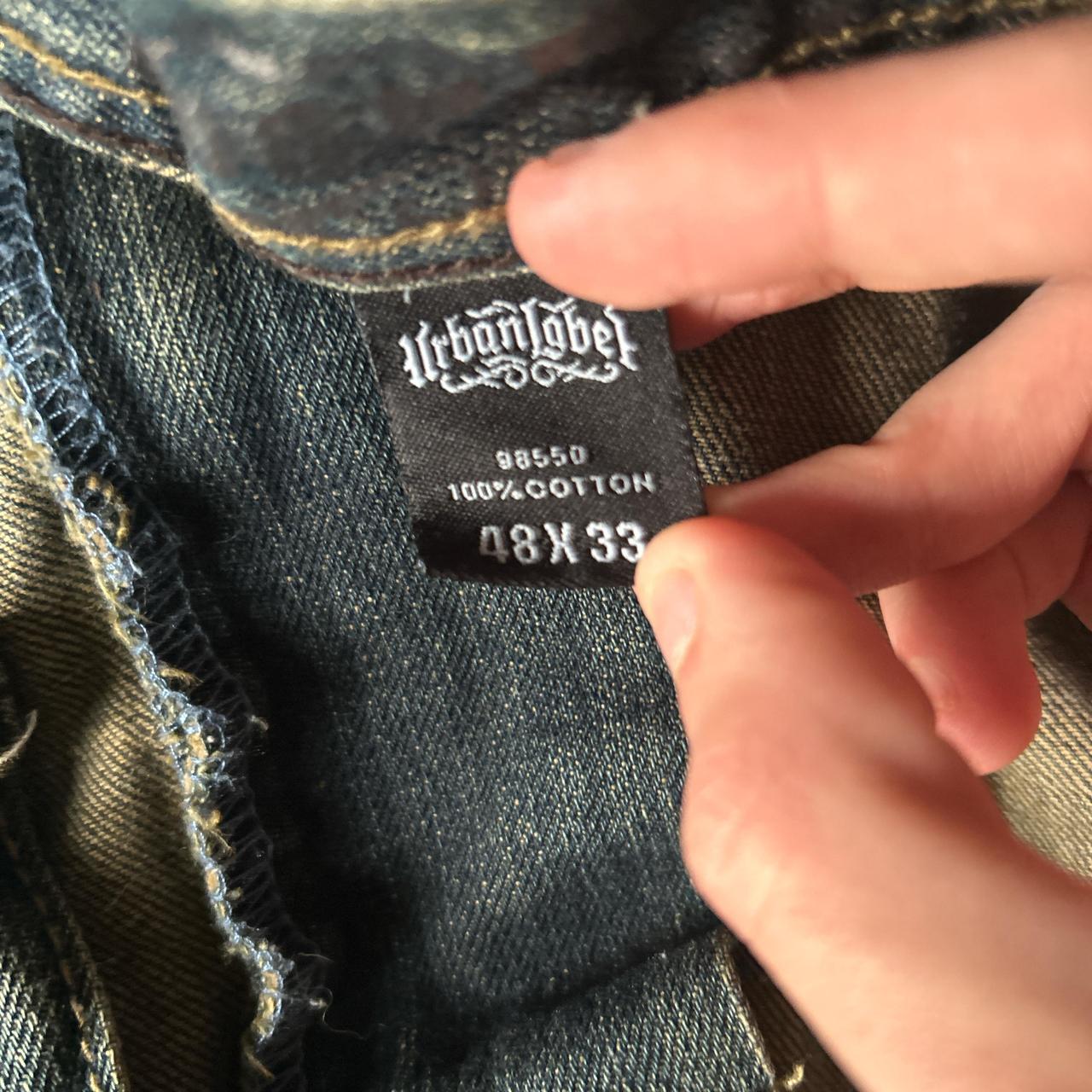 gigantic urban label jeans - Depop