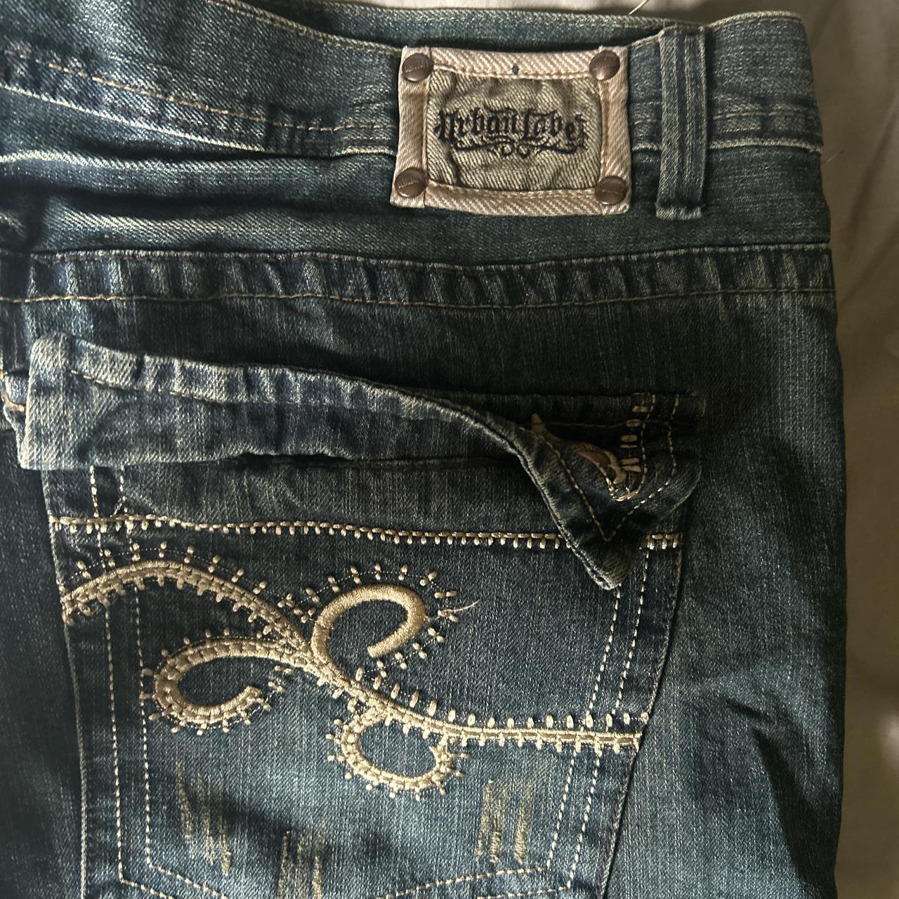 gigantic urban label jeans - Depop
