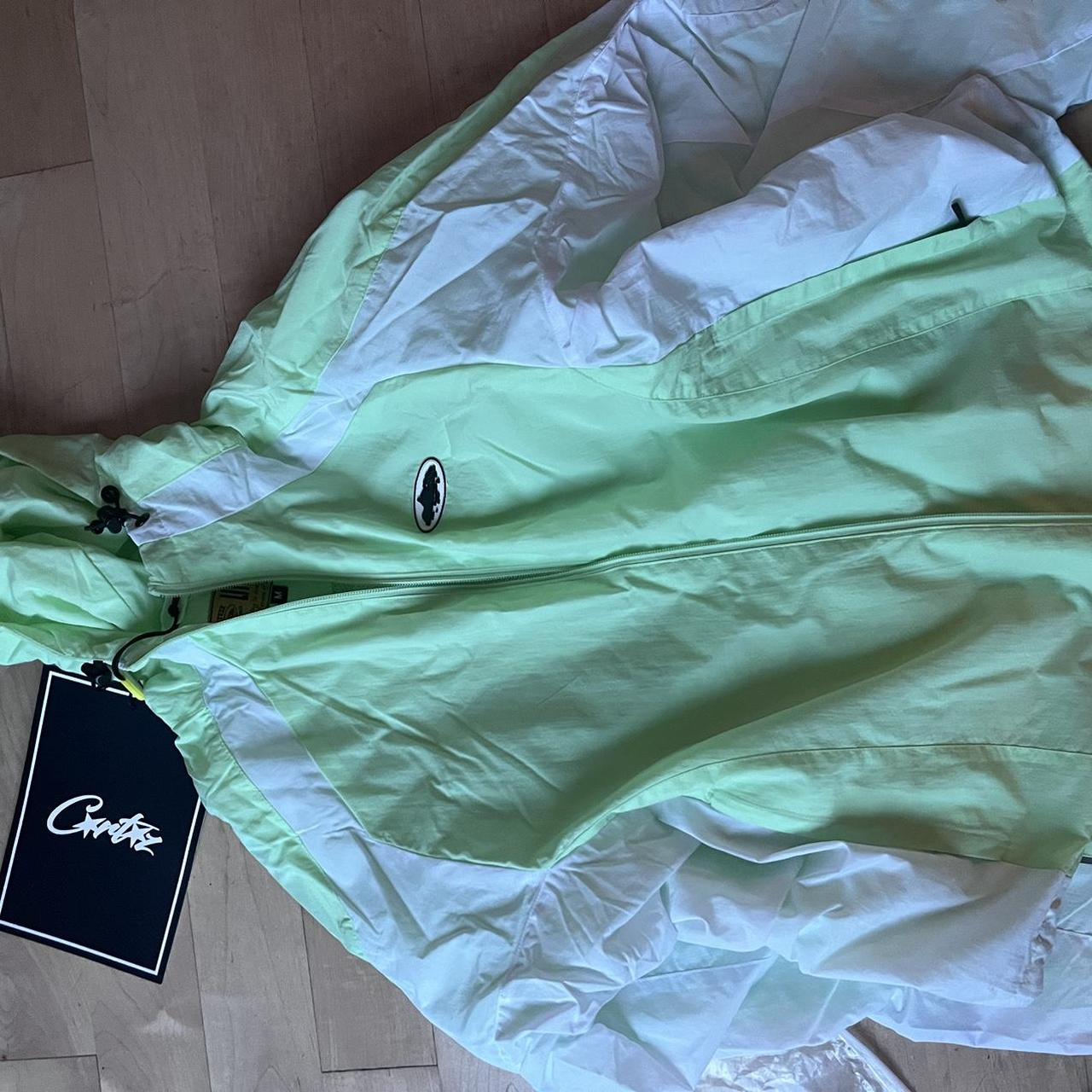 Light Green Corteiz spring jacket, brand new, got... - Depop