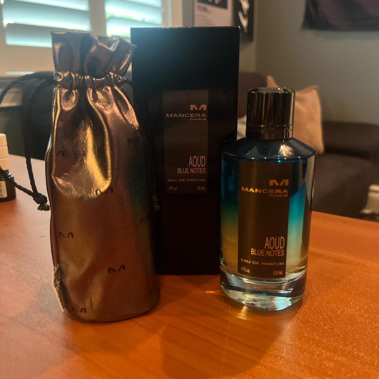 Mancera Aoud Blue Notes 120 ml Brand new with box... - Depop