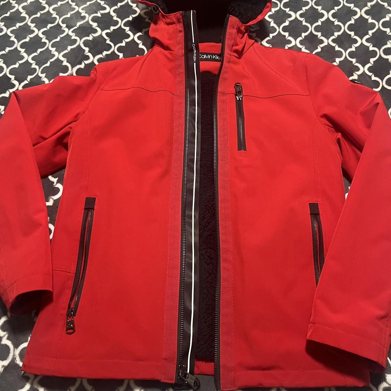 Calvin Klein Coat Perfect Condition - Depop