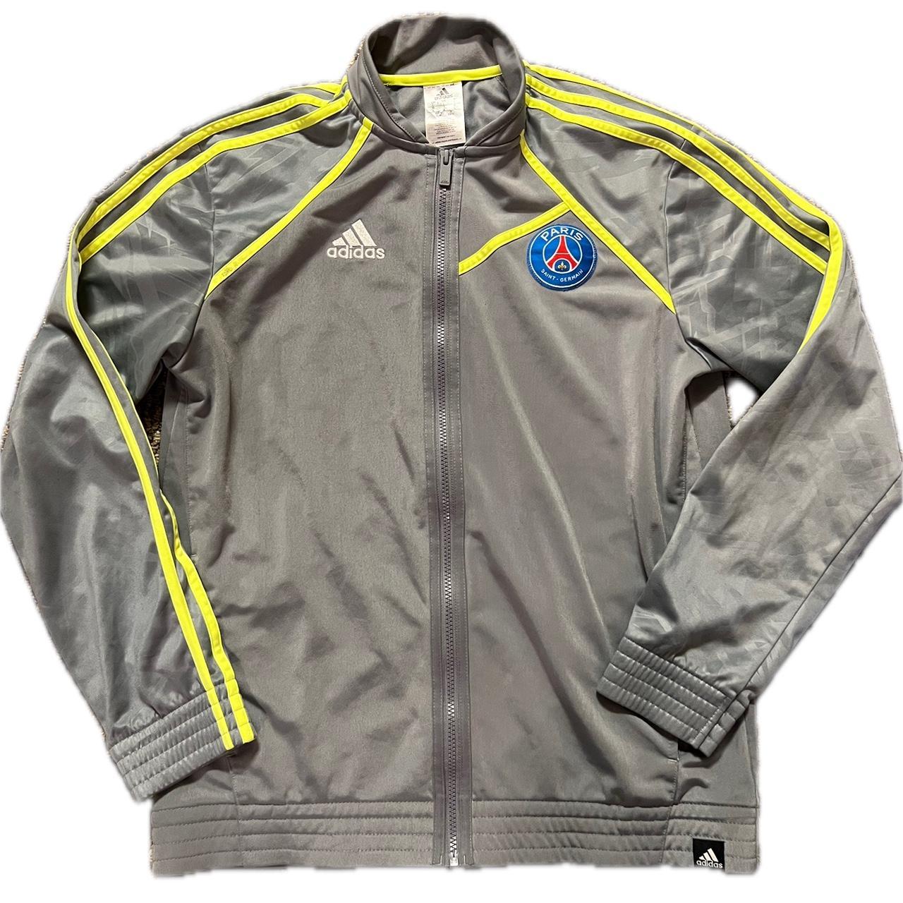 PSG Track Jacket Adidas Large Perfect Condition - Depop