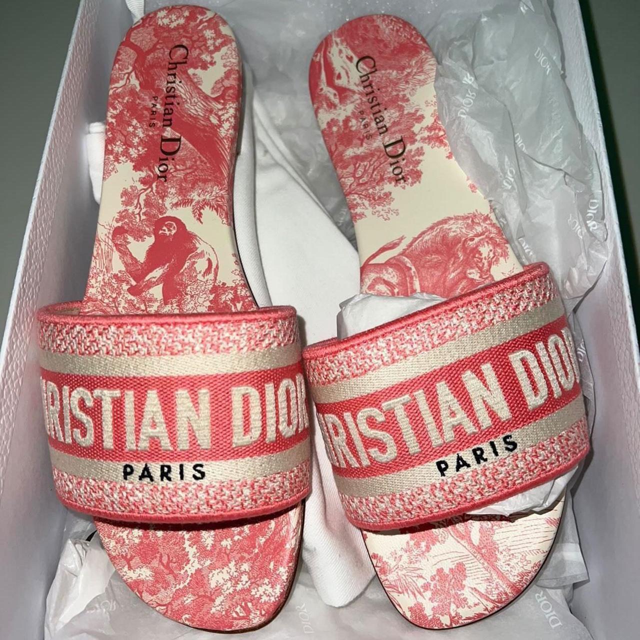 Christian Dior slides Original Receipt In box - Depop