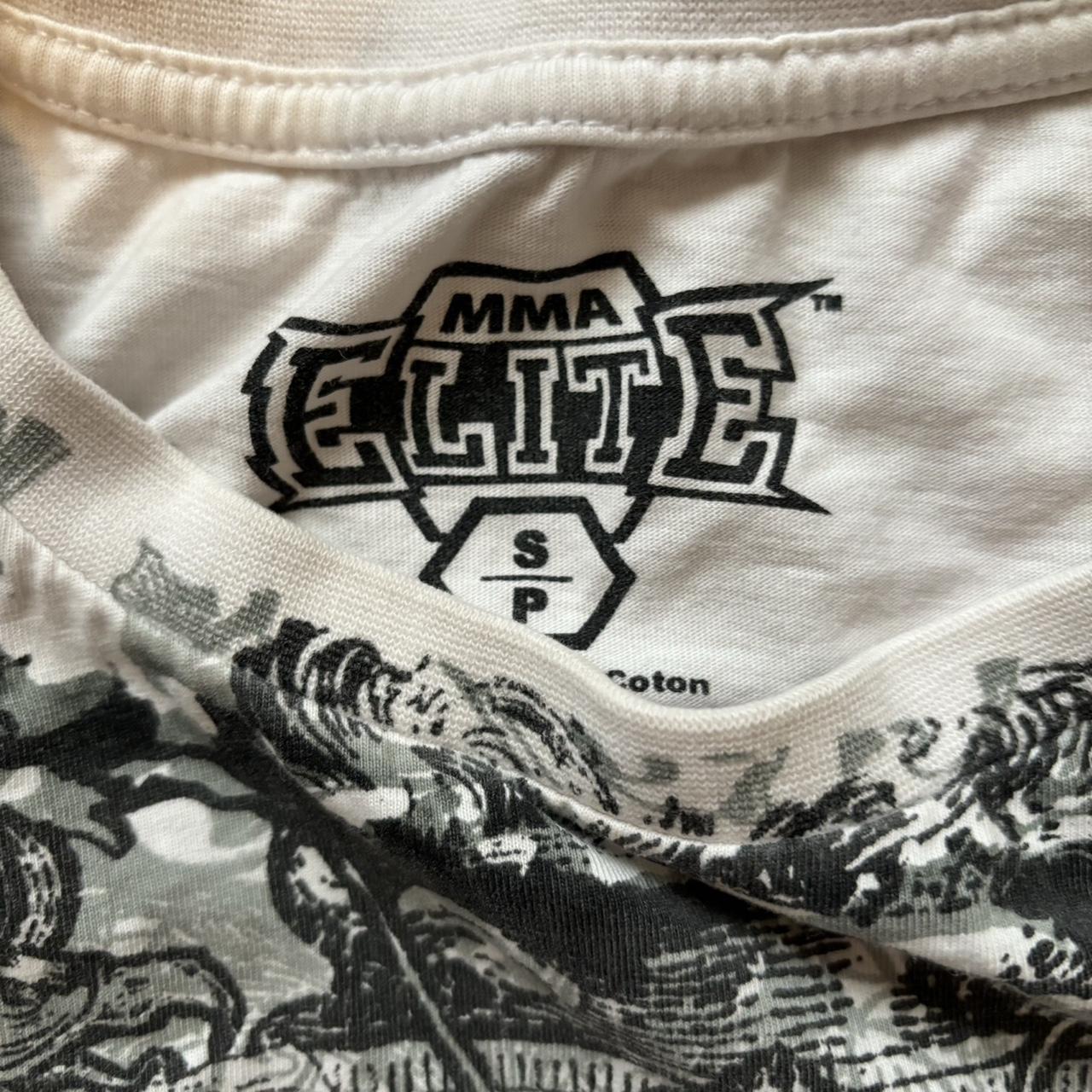 hard white mma elite shirt size m - Depop
