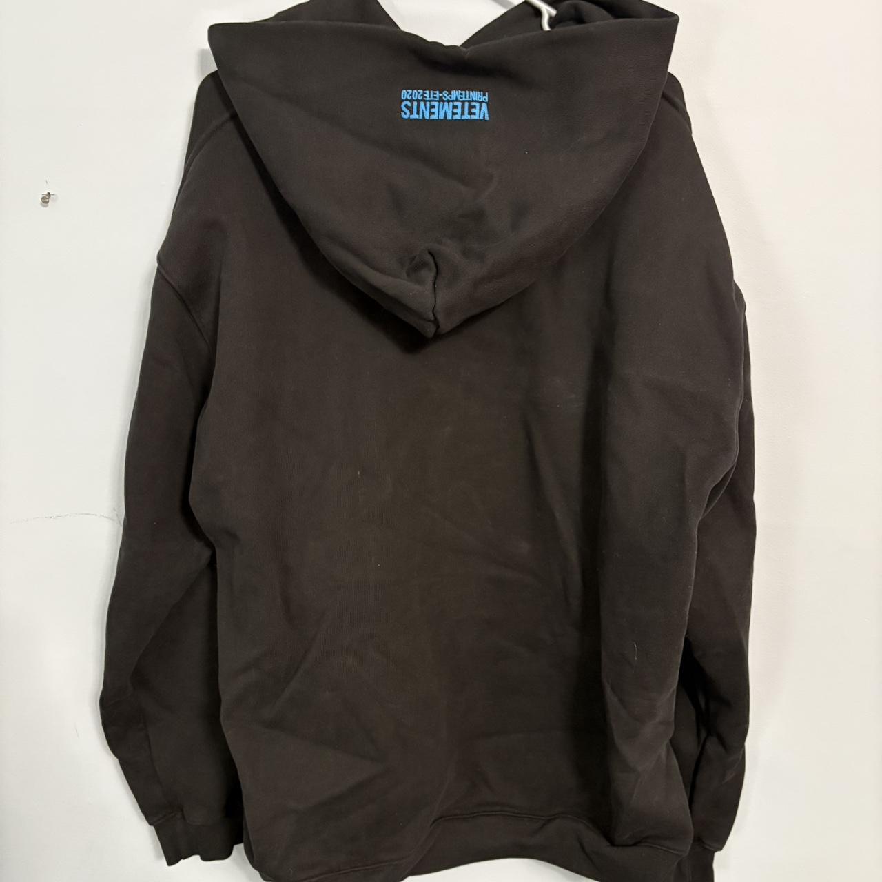 2020 Vetements ecstasy hoodie Fits size XL or... - Depop