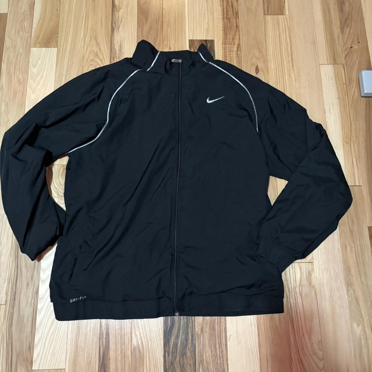 Nike dri-fit zip up jacket #nike #vintage #zipup... - Depop