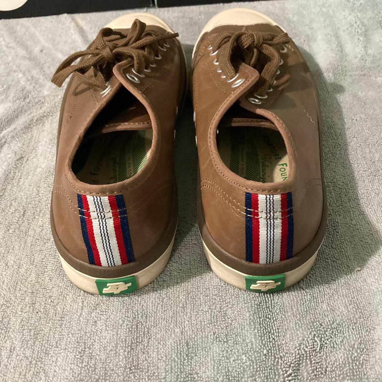 PF Flyers Low Top Sneakers available in a light... - Depop