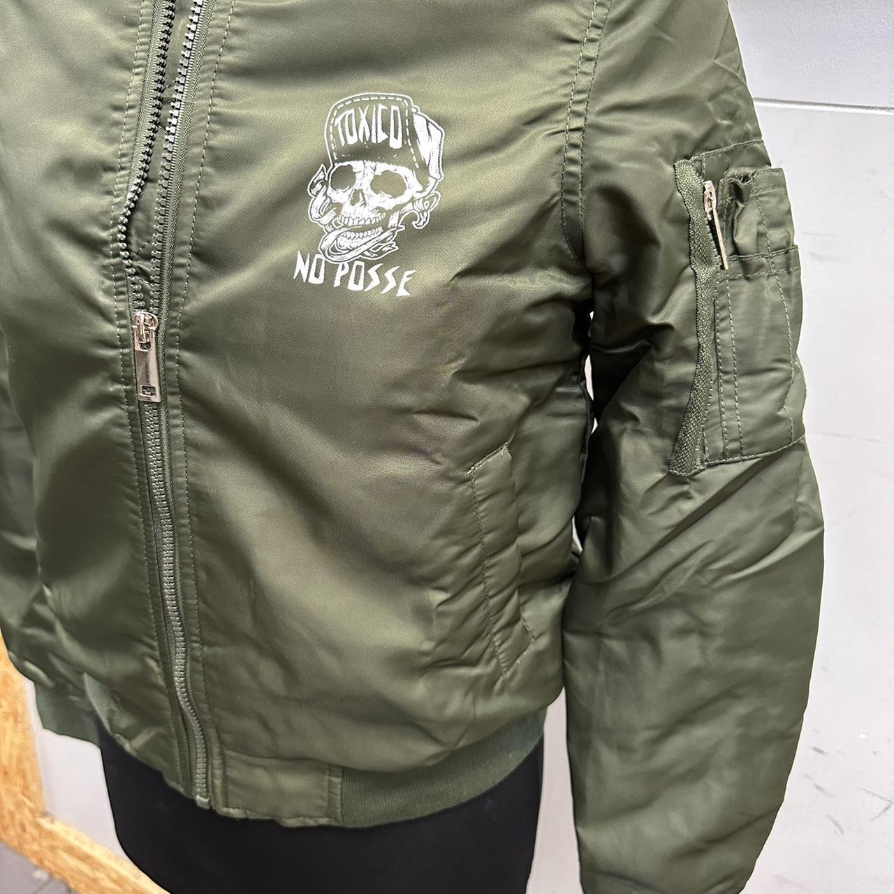 #toxico #noposse green #bomber jacket. New end of... - Depop