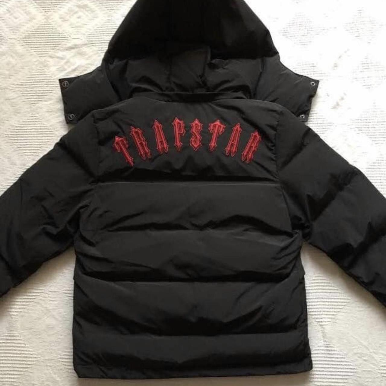 Trapstar irongate jacket black and red Brand new... - Depop