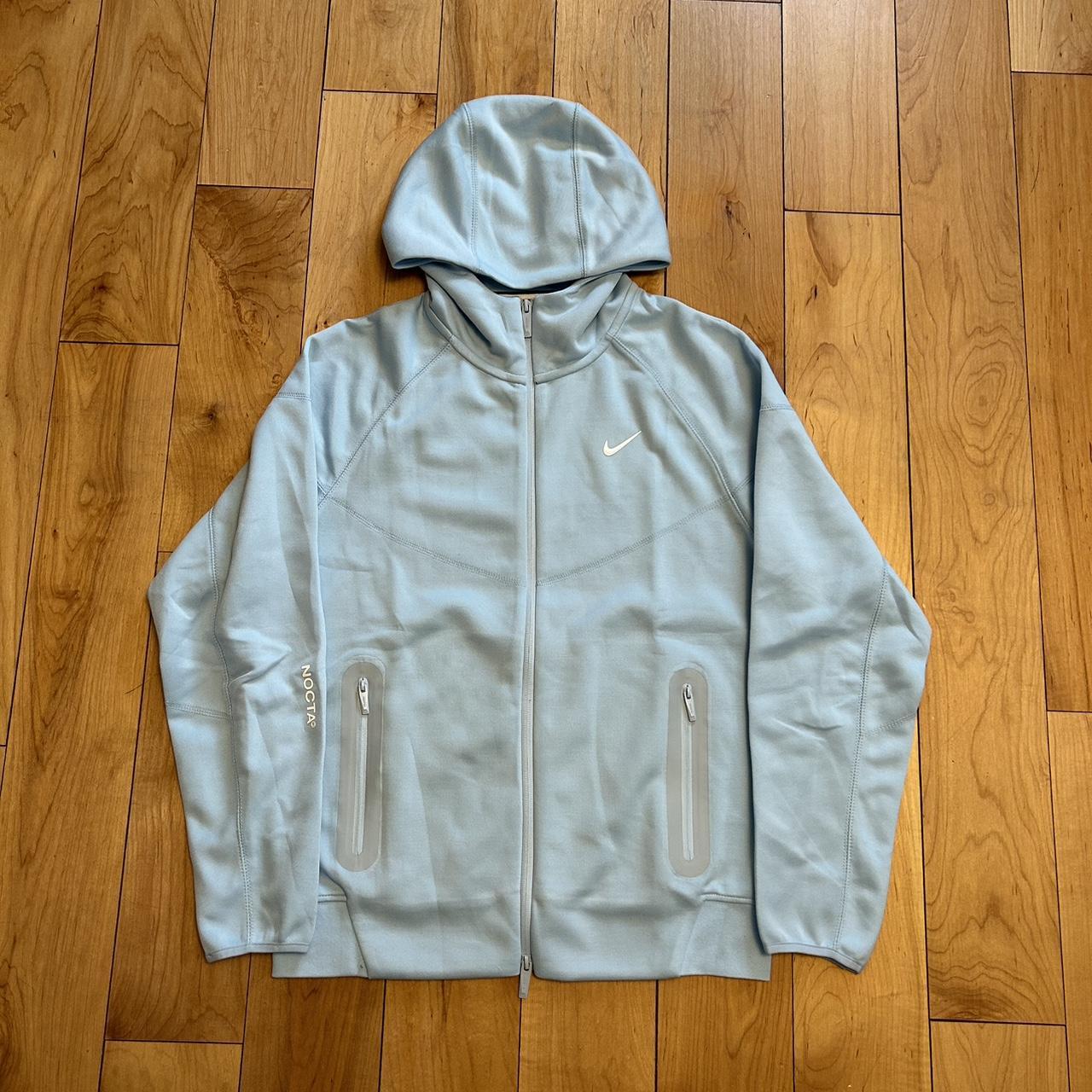 Extra Large Nike x NOCTA Blue Tech Fleece top All... - Depop