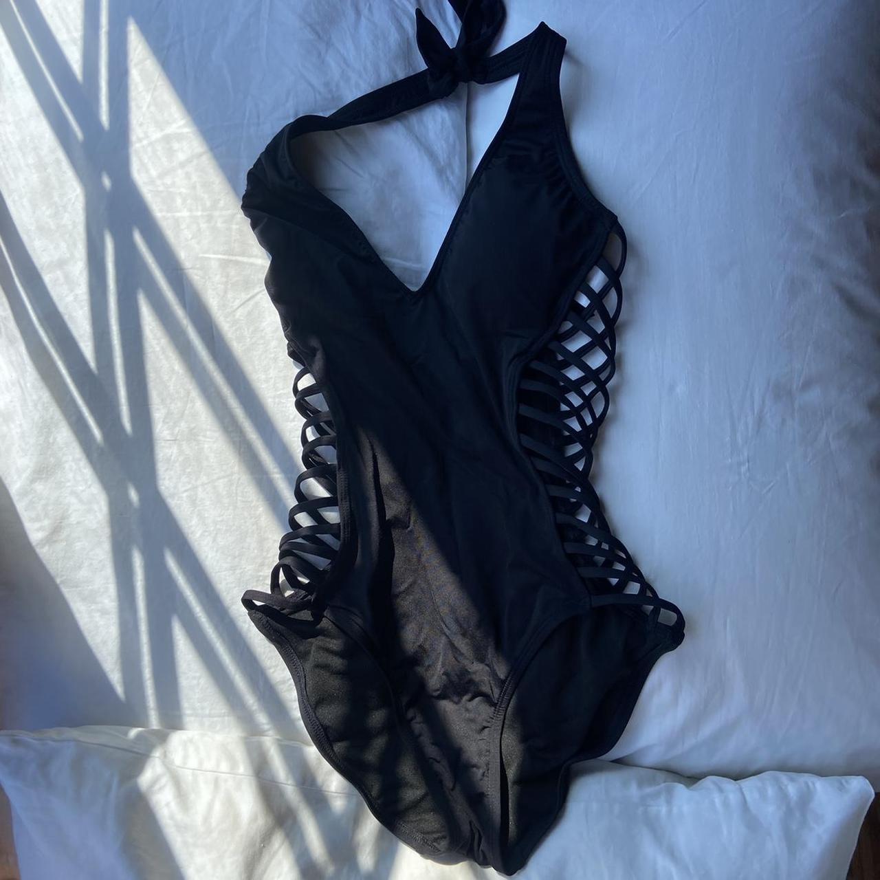 Kenneth Cole Black One Piece New Without Depop