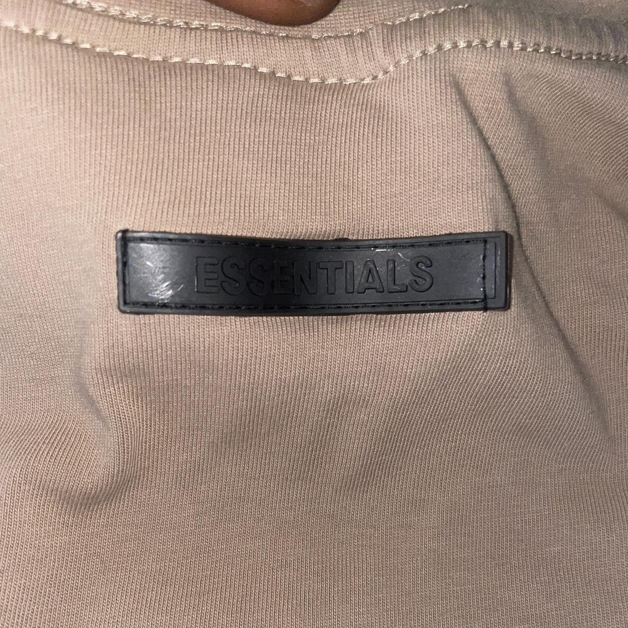 Medium AUTHENTIC Beige ESSENTIALS Fear of God Worn... - Depop