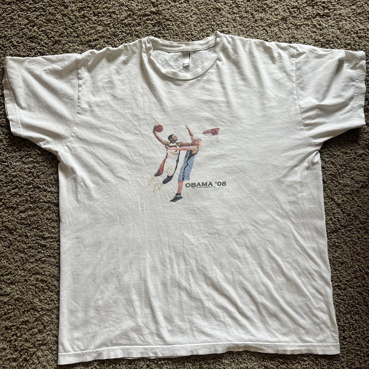 VINTAGE Obama 08’ tee. Size XL/L #rare #vintage... - Depop