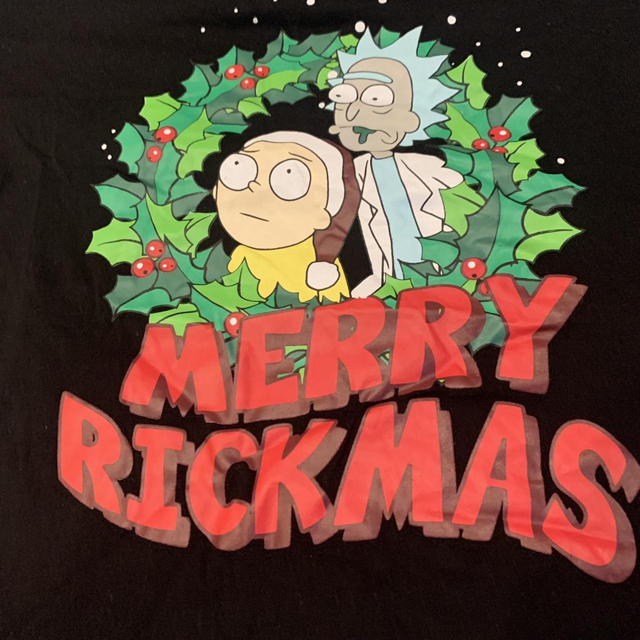 Rick & Morty - Merry Rickmas T-shirt. Rarely used,... - Depop