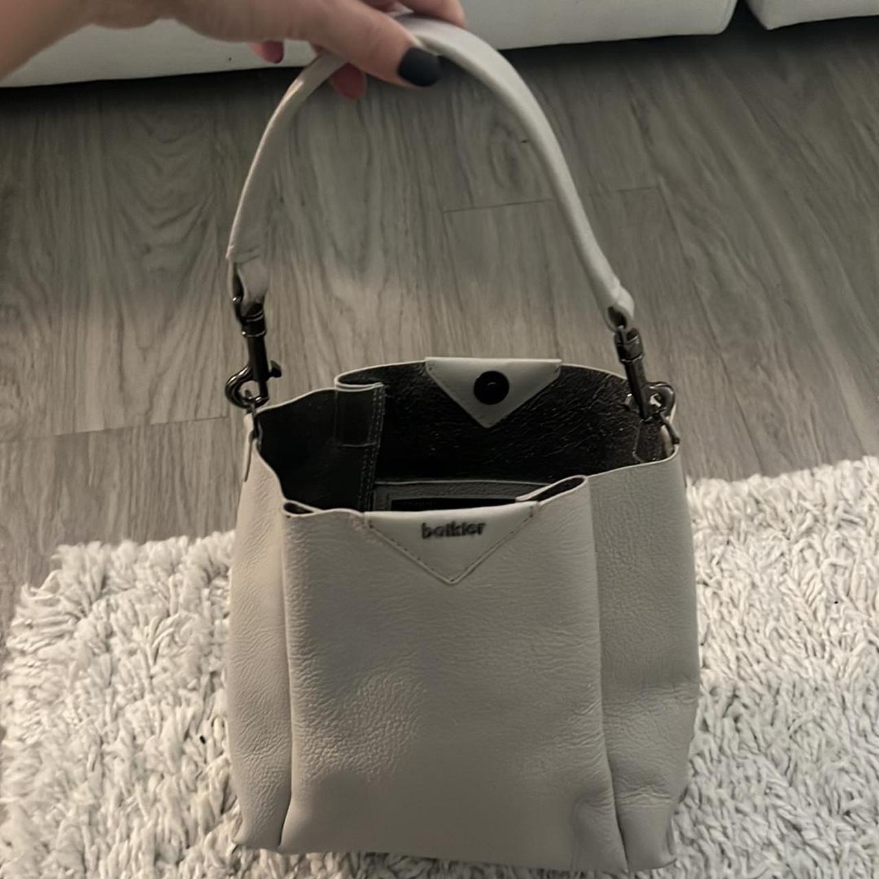 Botkier Gray Bucket Bag - Depop