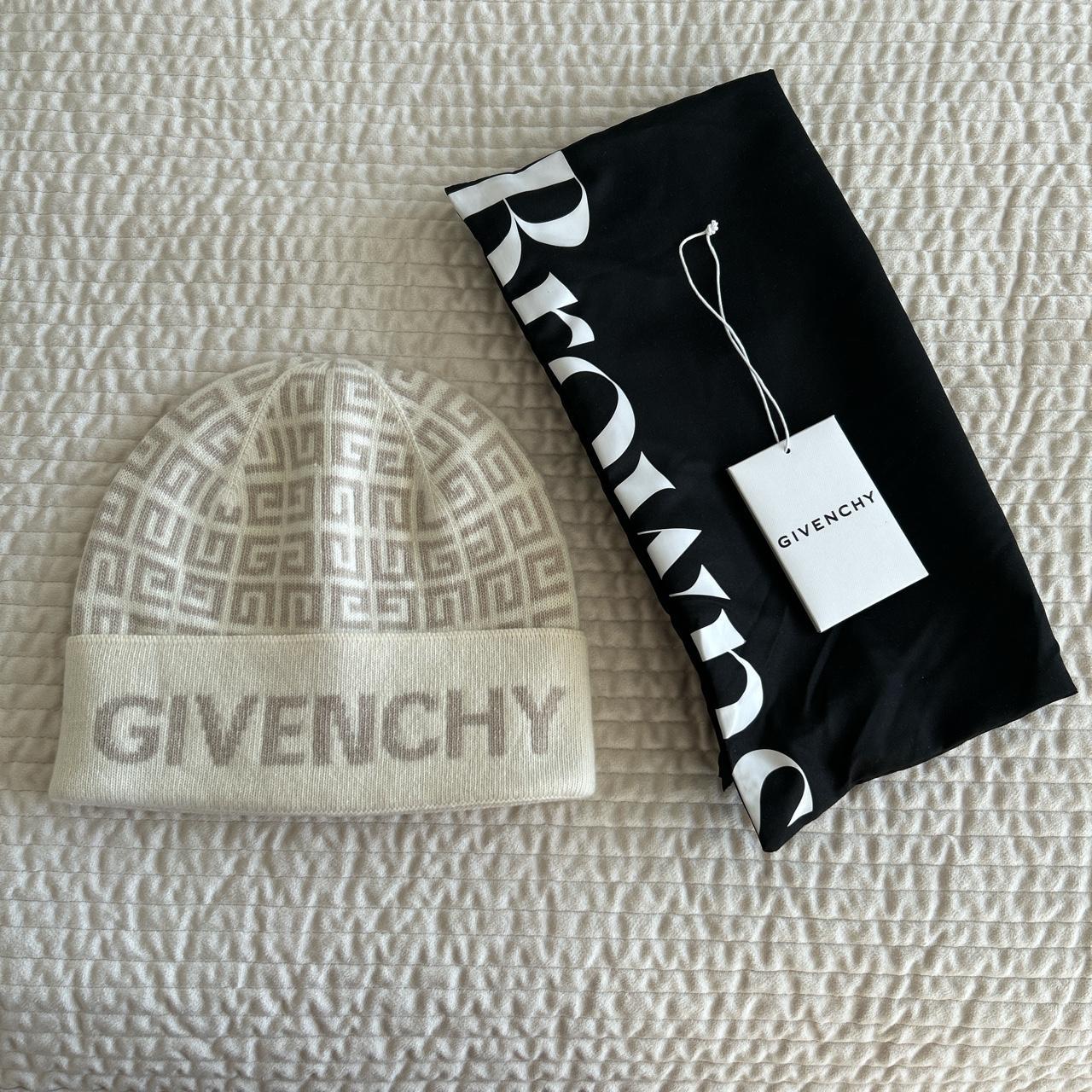 BRAND NEW AUTHENTIC GIVENCHY SOFT MONOGRAM BEANIE -... - Depop