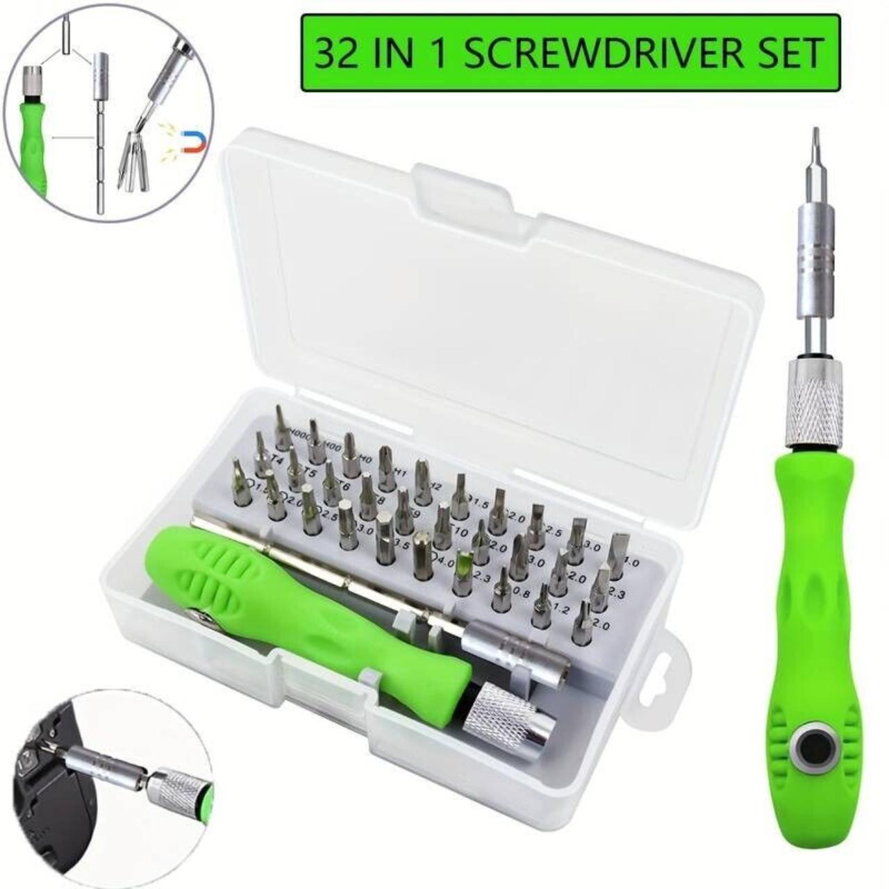 32-in-1 mini screwdriver set with bits, brand new - Depop