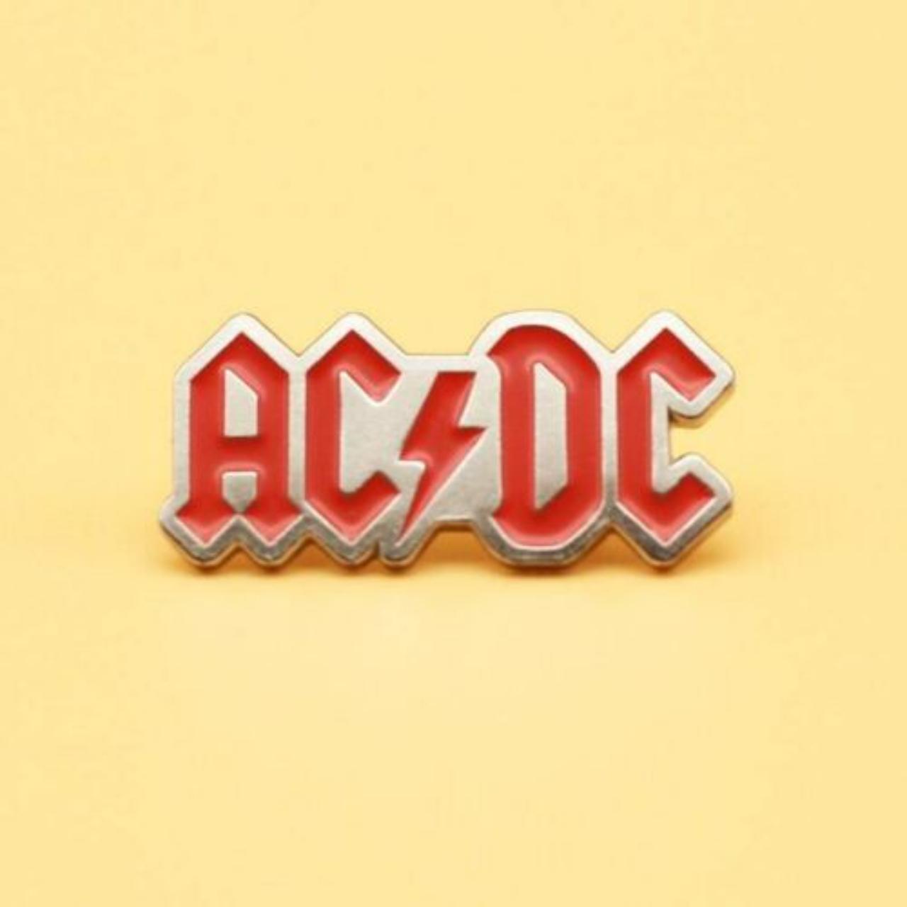 AC/DC metal band pin badge / brooch brand new *only... - Depop