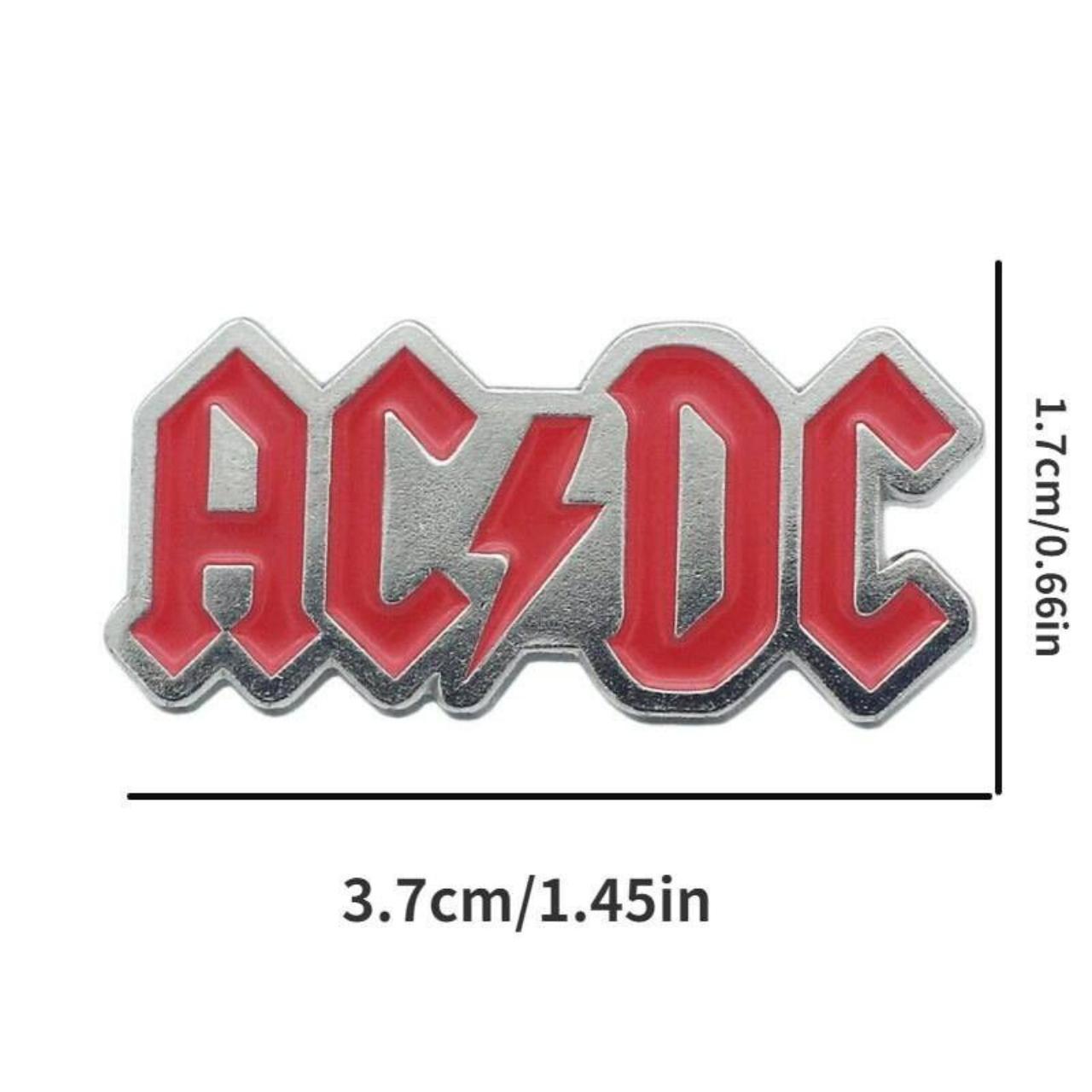 AC/DC metal band pin badge / brooch brand new *only... - Depop