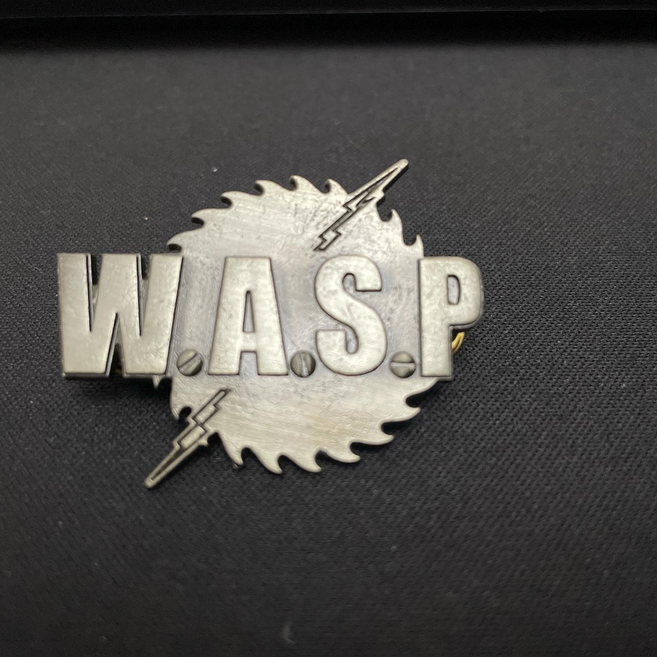 WASP W.A.S.P metal pin badge, new *Only pay 1... - Depop