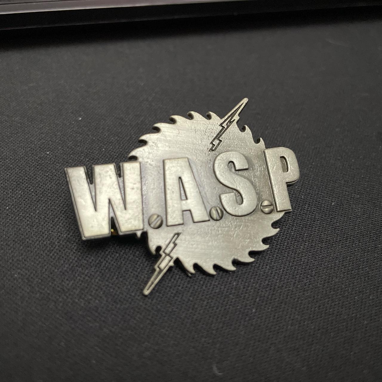 WASP W.A.S.P metal pin badge, new *Only pay 1... - Depop