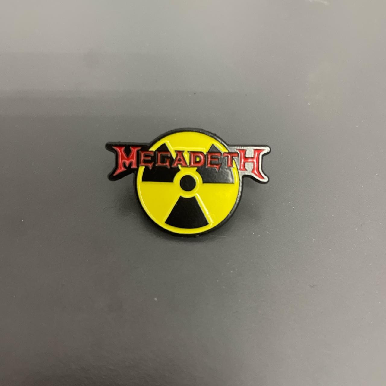 Megadeth band metal pin badge / brooch, brand new!... - Depop